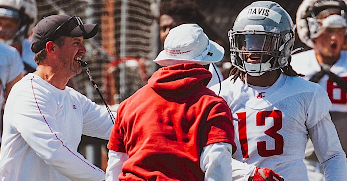 AJ Davis makes another house call on Day 2 of WSU's fall camp