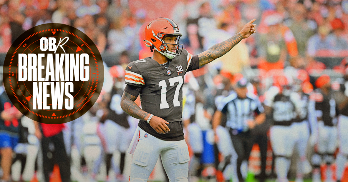 BREAKING: Deshaun Watson Unable To Go, Browns To Start Dorian Thompson ...