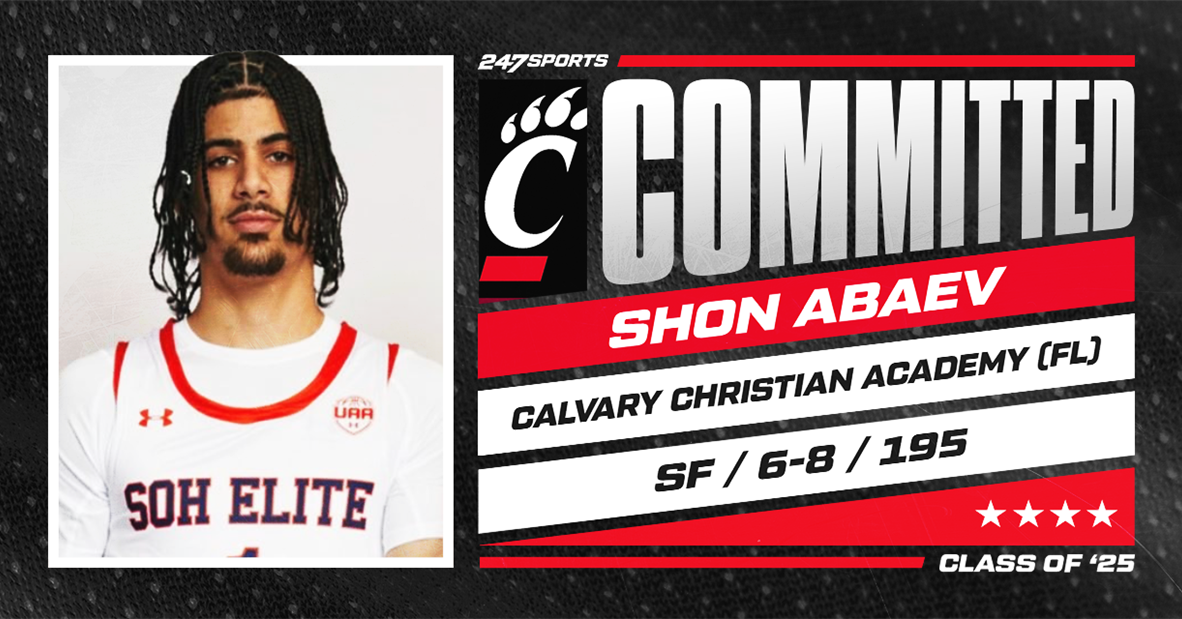 No. 29-ranked Shon Abaev commits to Cincinnati