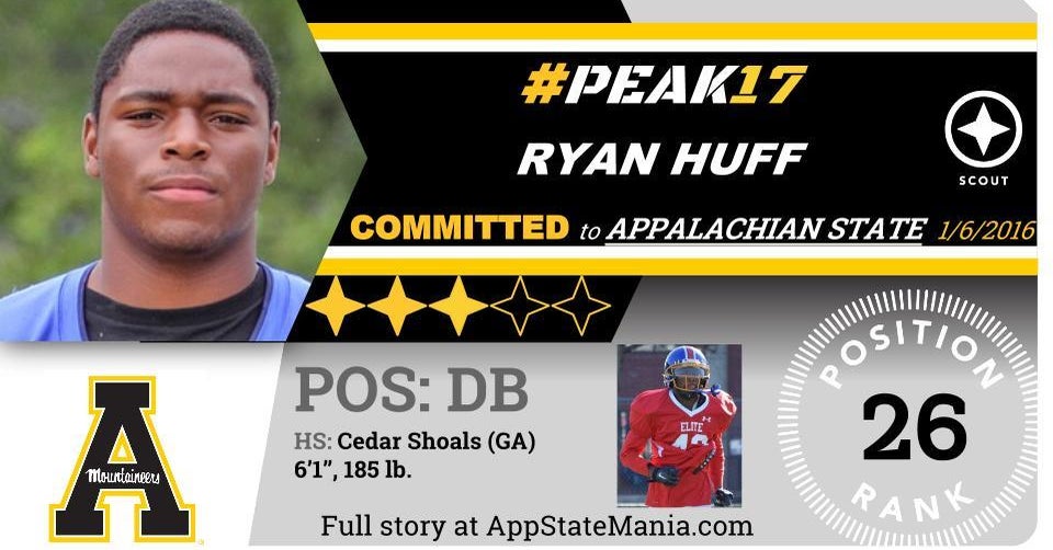3-STAR RYAN HUFF COMMITS TO APPALACHIAN STATE