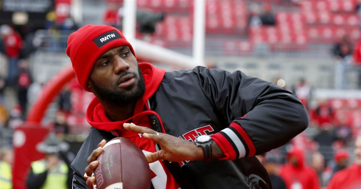 LeBron James reflects on high school football career, Urban Meyer ...