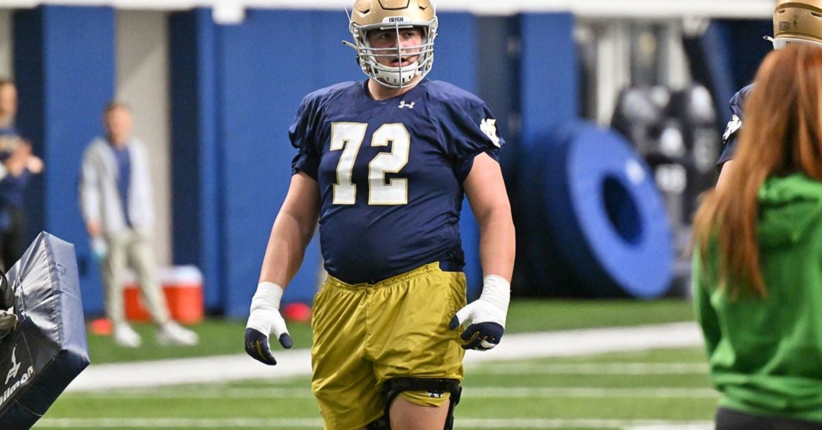 Notre Dame OL Sam Pendleton Enters Transfer Portal