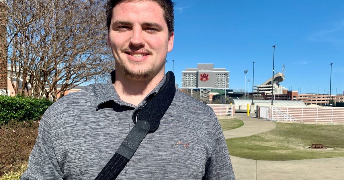 TE Brandon Frazier has 2 on top after Auburn OV