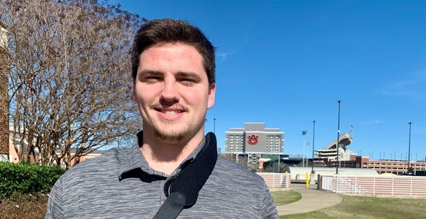 TE Brandon Frazier has 2 on top after Auburn OV