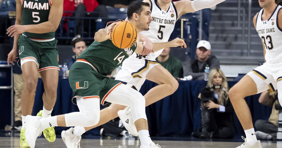 Live Updates: Miami basketball at Notre Dame