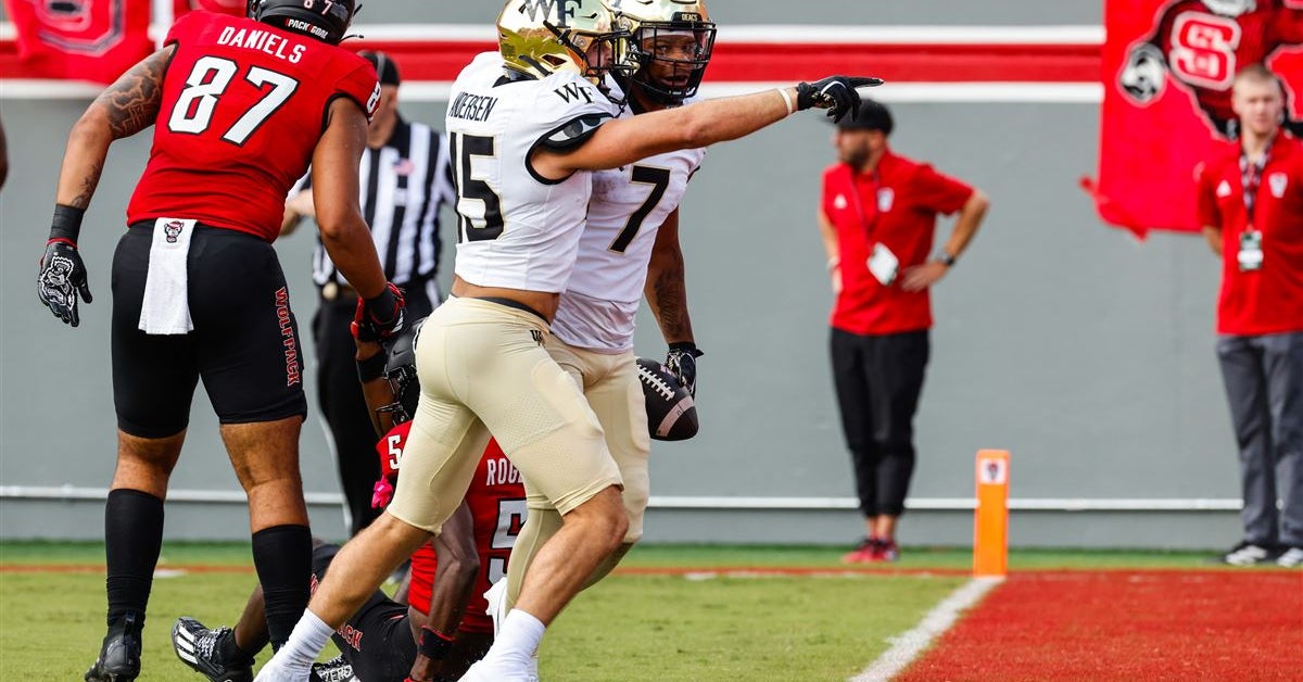 WATCH: Press Conference with Wake Forest Football players, Nick Sharpe ...