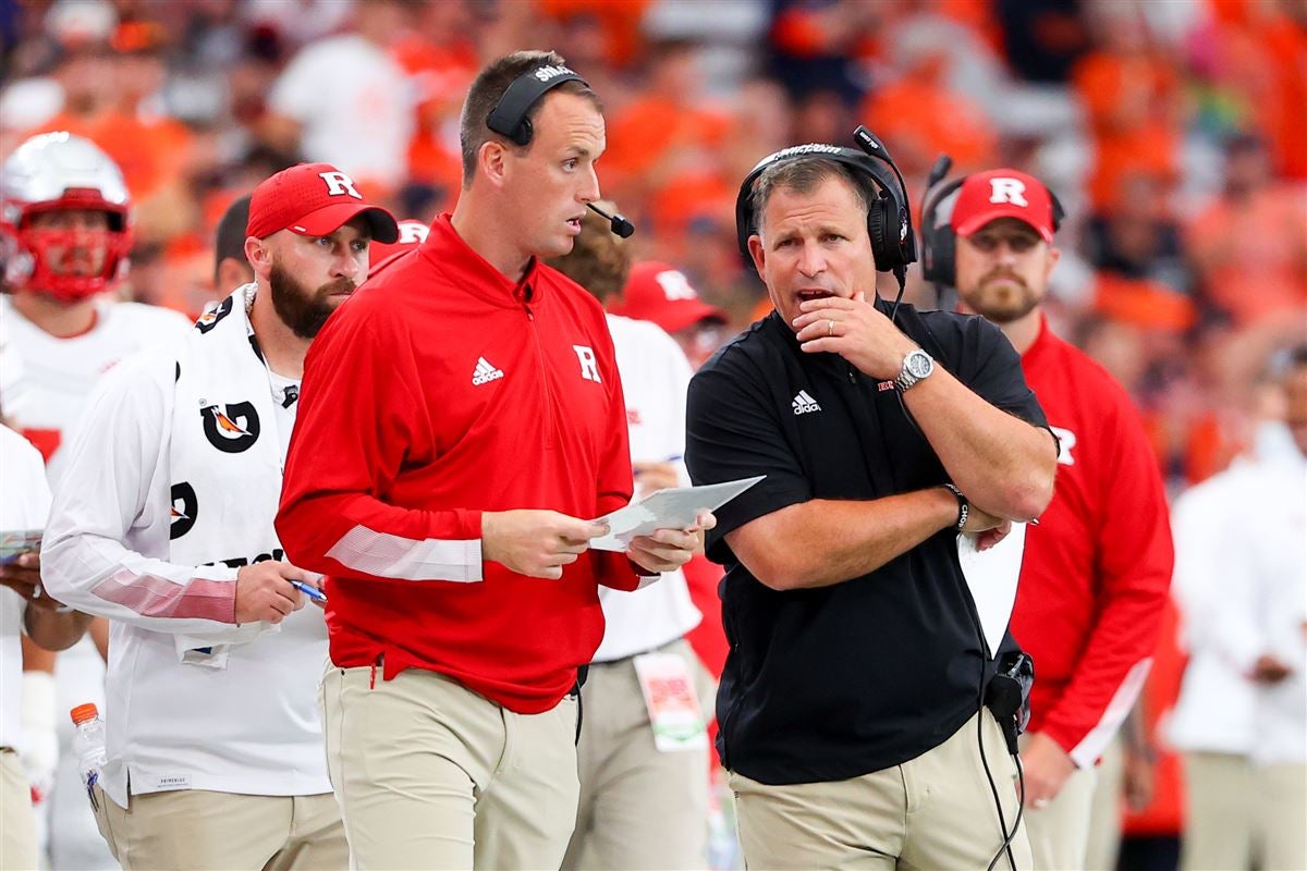 Greg Schiano teases Rutgers football's OC options, addresses Gavin ...