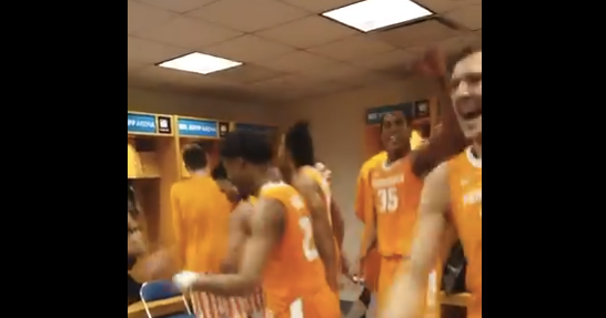 Watch: Tennessee locker room goes wild at Kentucky