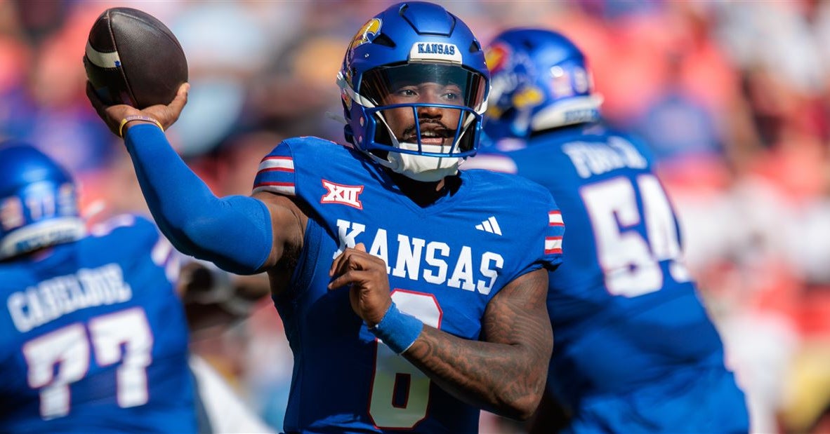 The top ten highest rated KU football players in EA CFB 26