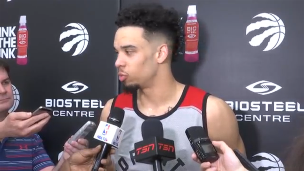 Dillon Brooks worked out for hometown Raptors Monday