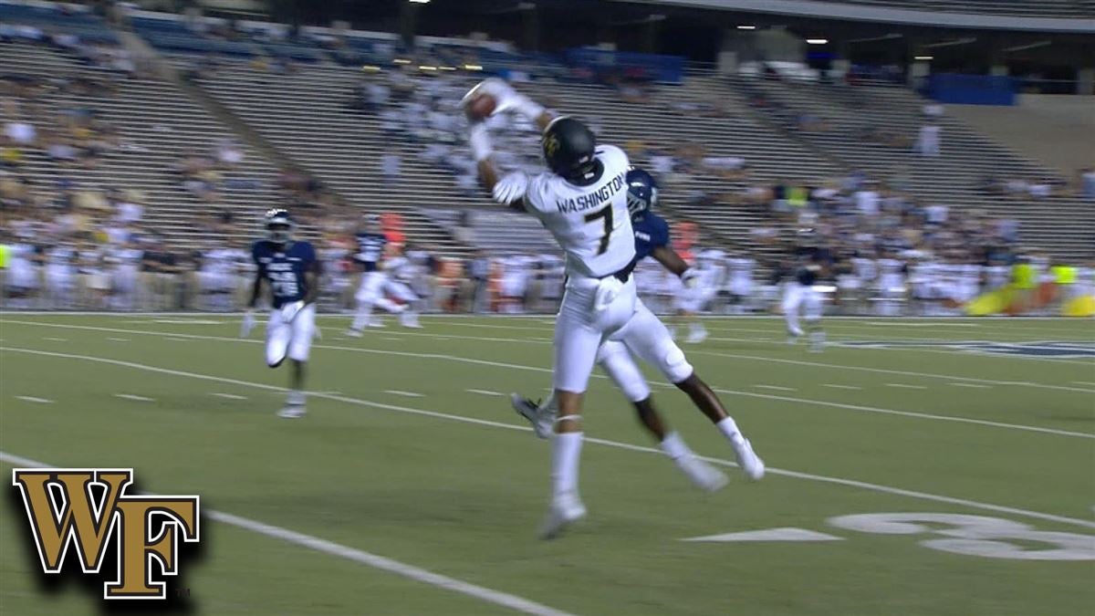Wake Forest's Scotty Washington's Ridiculous 59-Yard TD Catch