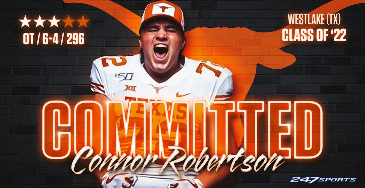 Connor Robertson stays close to home, commits to Texas