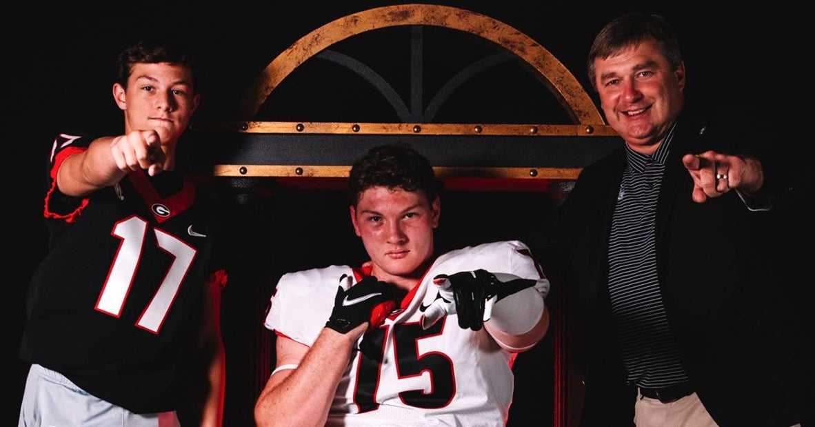 Georgia football: Connor Lew, priority center target for the Dawgs, top ...