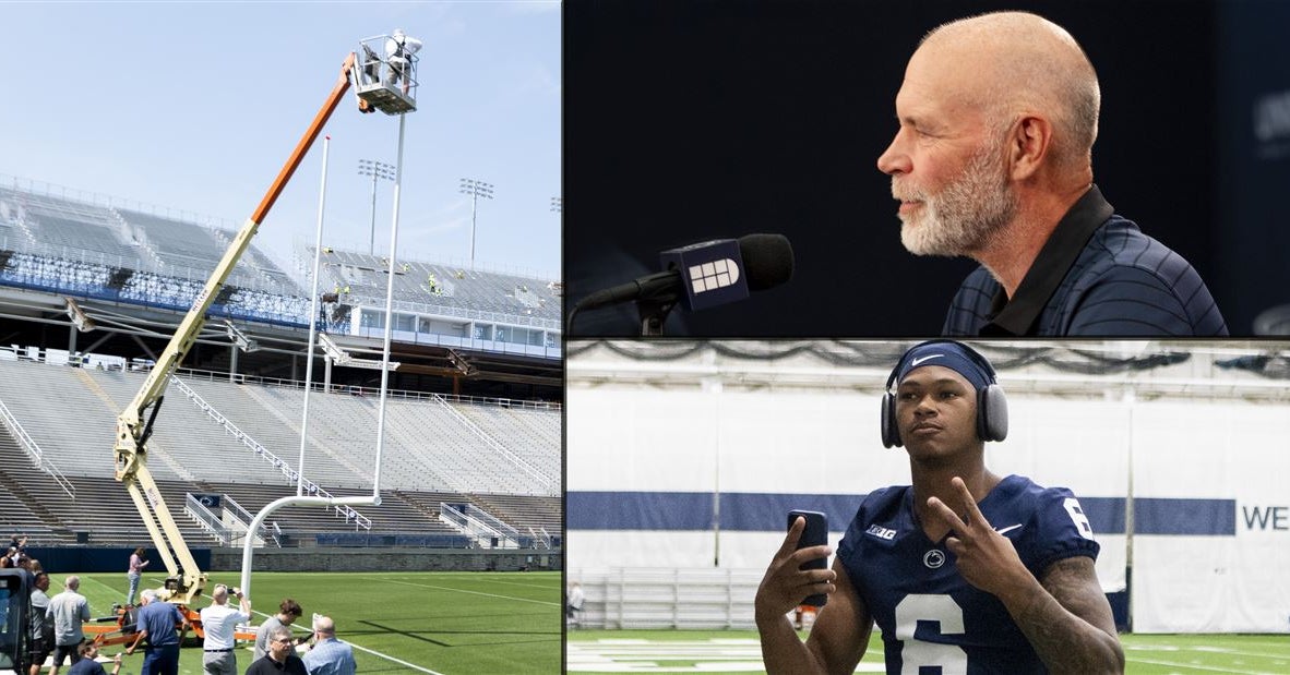PHOTOS: Penn State football's busy Media Day 2025