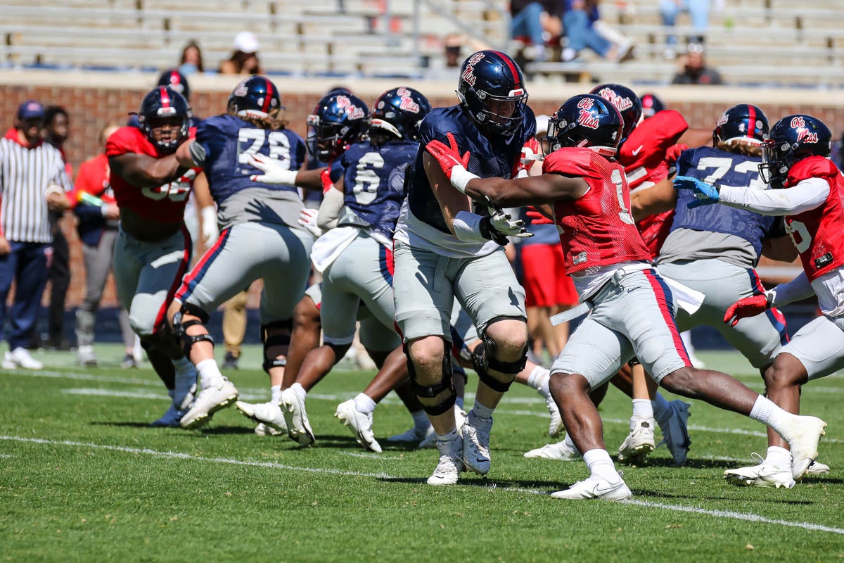 More Photos | Full gallery from Ole Miss spring practice