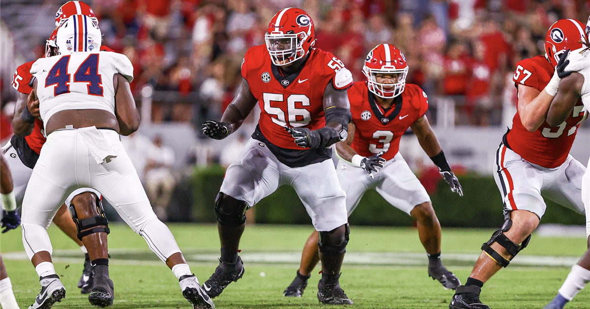 Georgia offensive guard Micah Morris embraces setting the tone up front