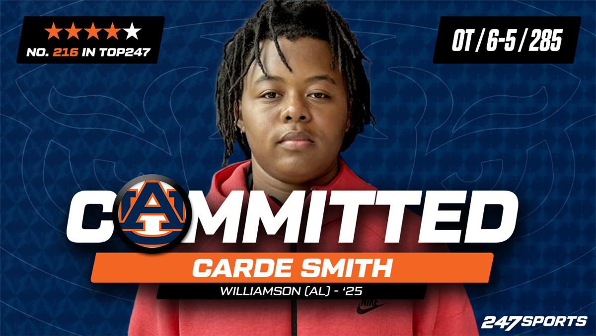 Top247 OT Carde Smith commits to Auburn