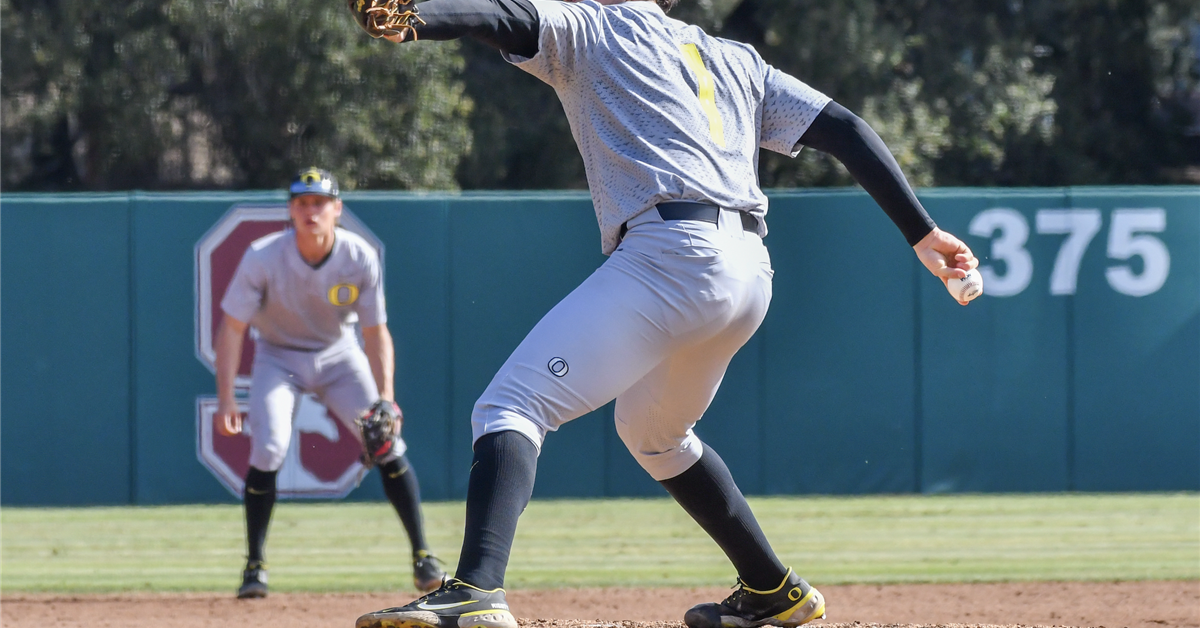 Oregon RHP Isaac Ayon selected by the Los Angeles Dodgers in 2024 MLB Draft