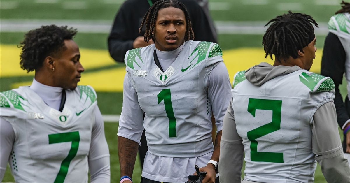 Photos from Oregon's open practice before Saturday's College Football ...