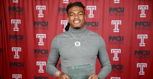 Veteran wideout John Adams exits Temple football program