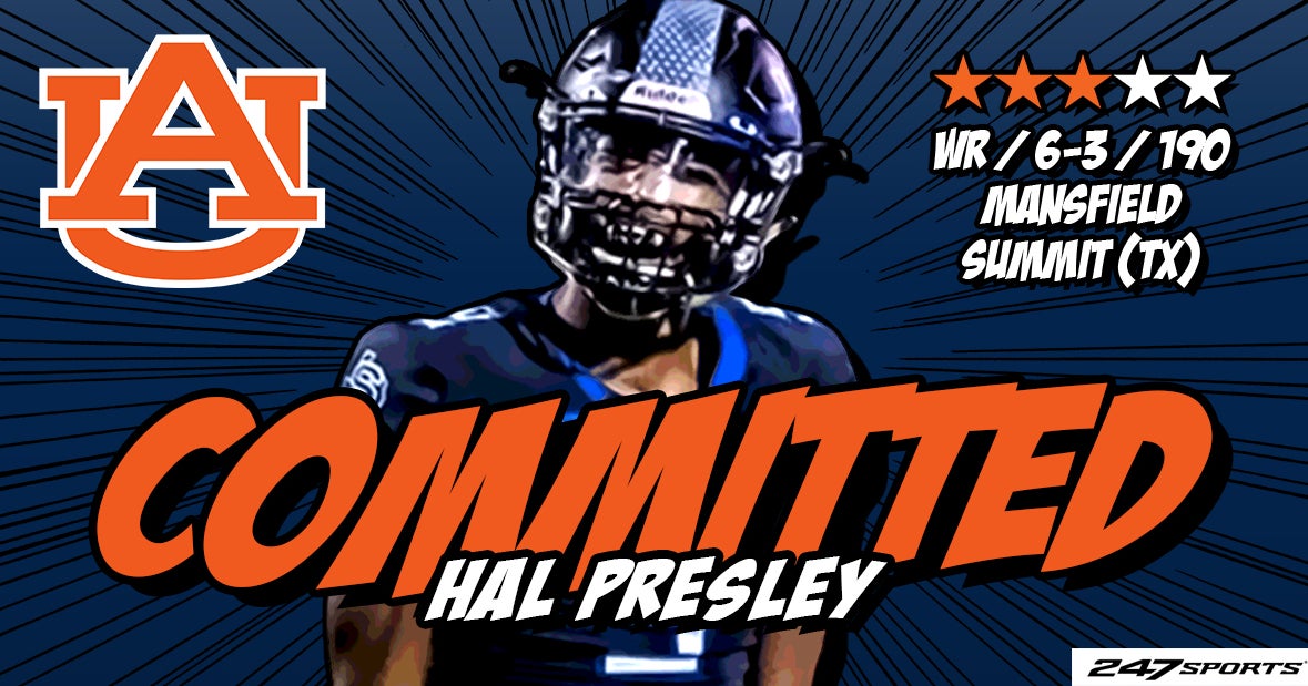 Texas WR Hal Presley commits to Auburn