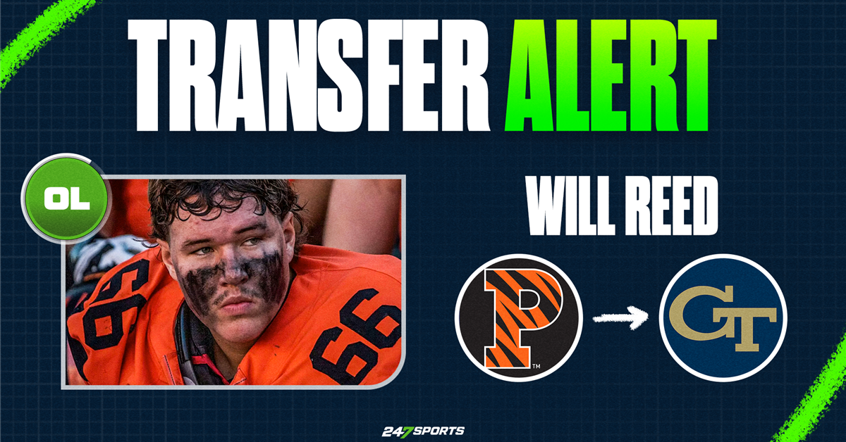 Princeton OT Will Reed pivots and will play at Georgia Tech