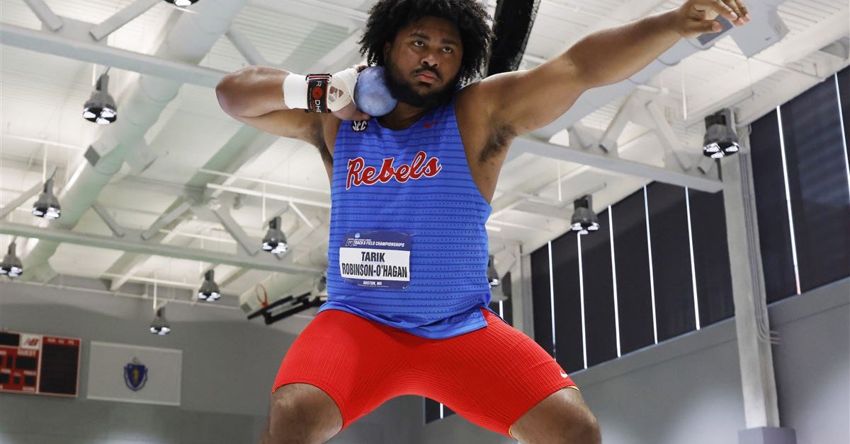 Ole Miss track & field junior Tarik Robinson-O'Hagan named the SEC Men ...