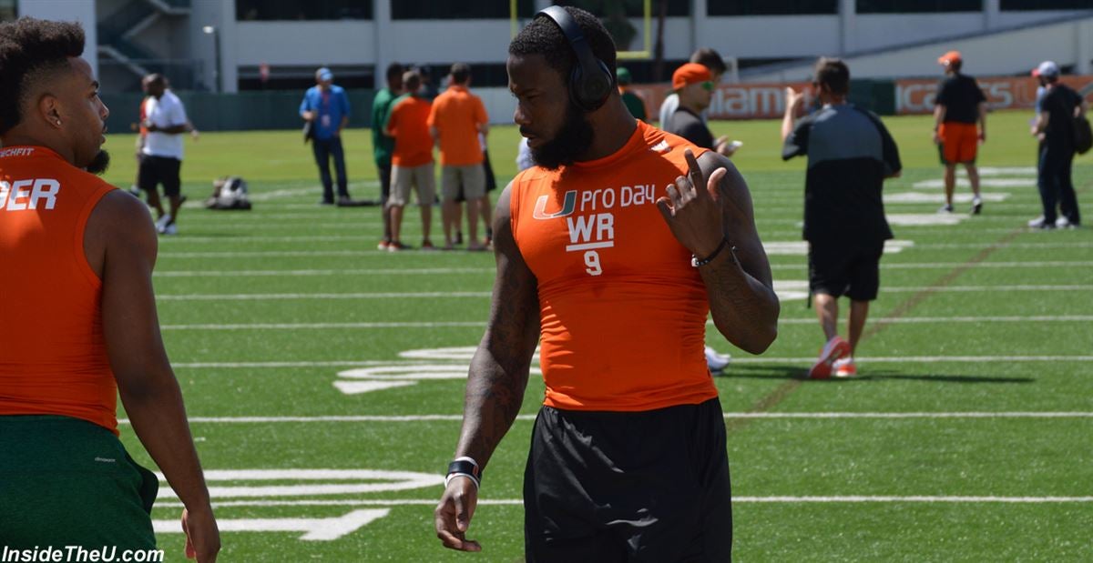 VIDEO: WR Malcolm Lewis at Miami Pro Day
