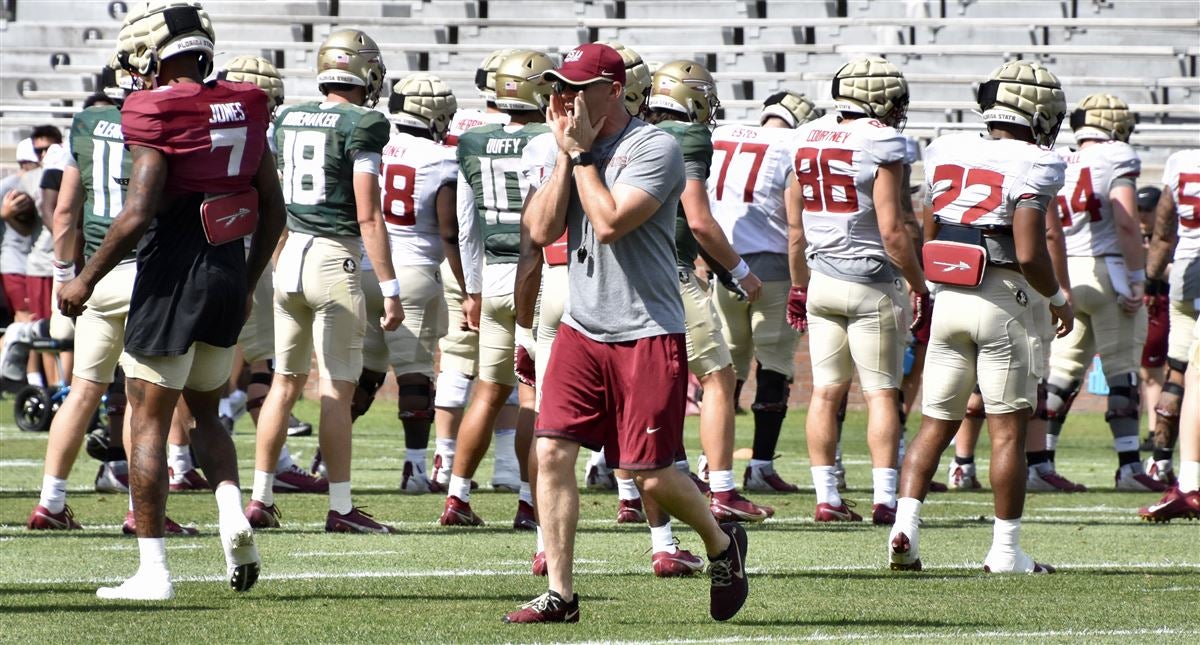 Mike Norvell talks about Spring Practice No. 11: Battles inside Doak ...