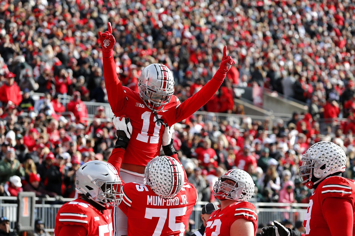 Sights and Sounds: Buckeyes celebrate seniors, then destroy Michigan ...