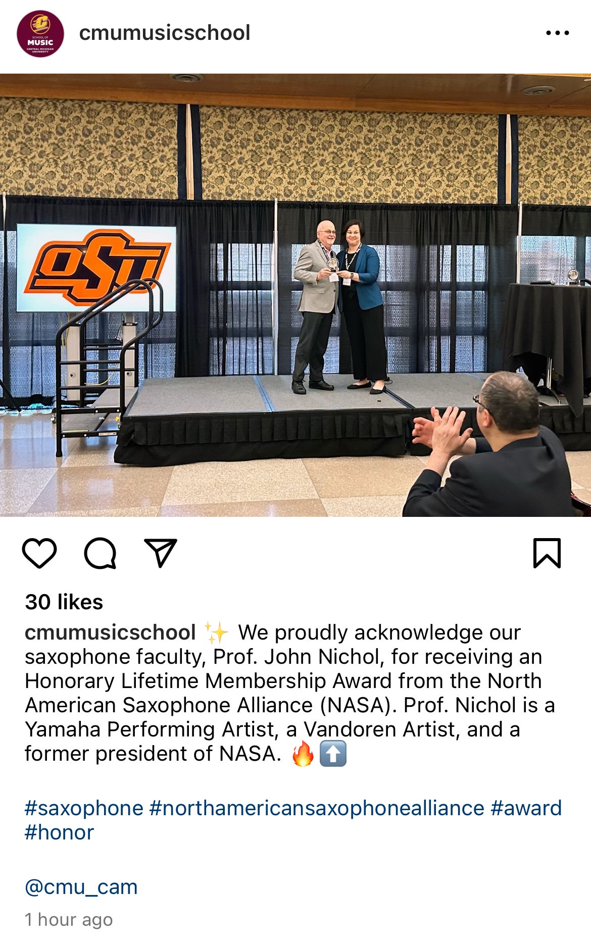 OT: CMU Professor Honored By NASA. No, The Other NASA.