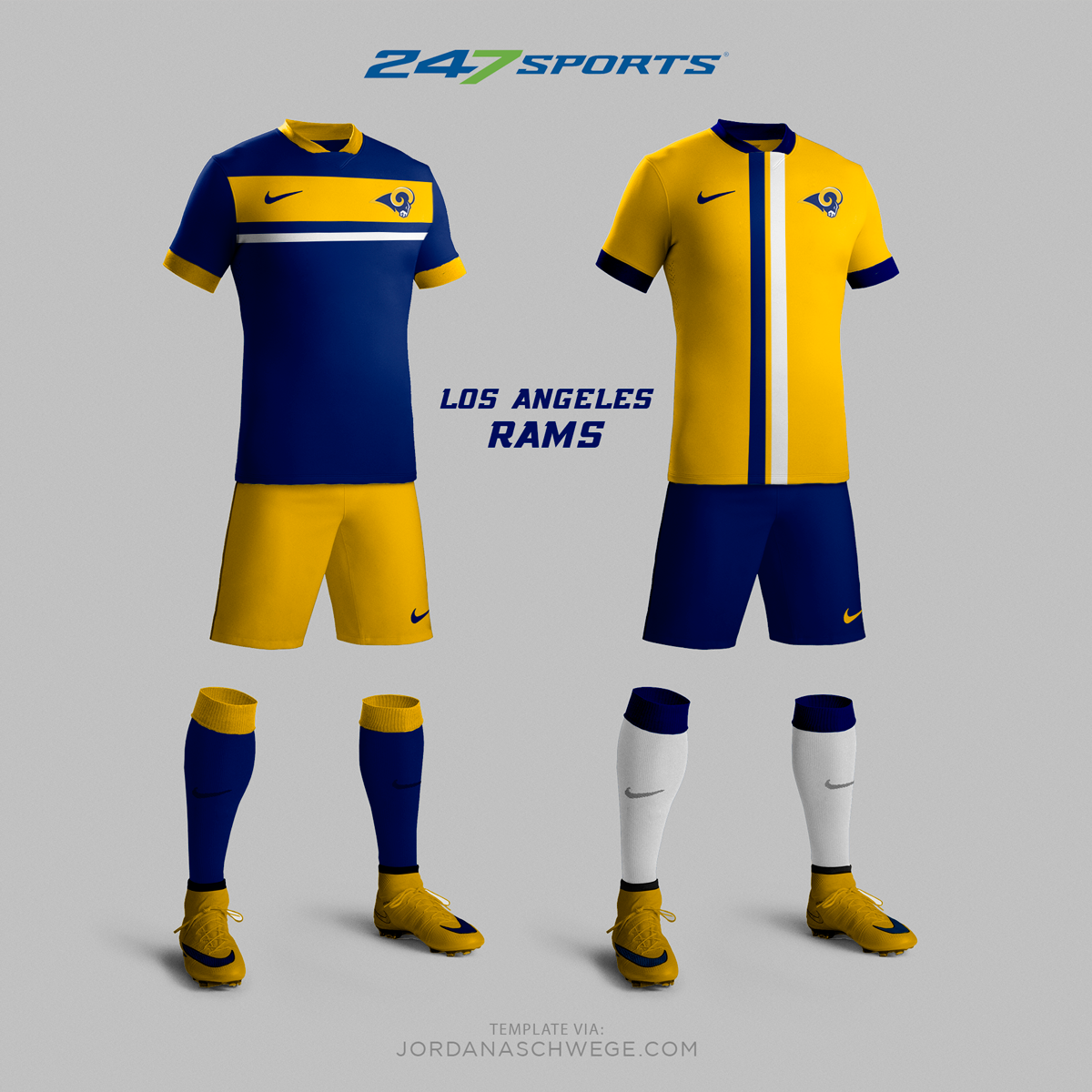 NFL Team Concept Soccer Kits