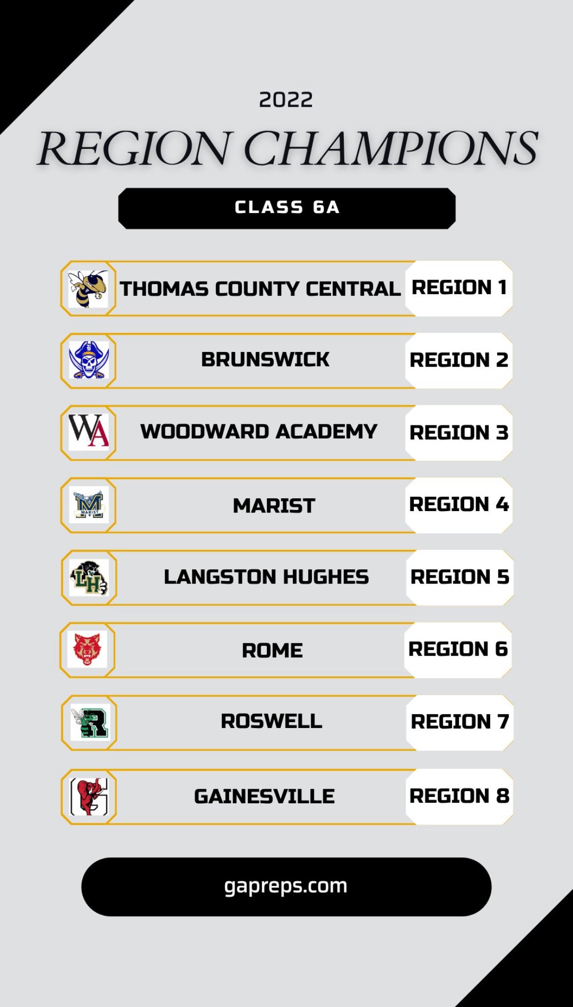 2022 AAAAAA Region Champs Graphic
