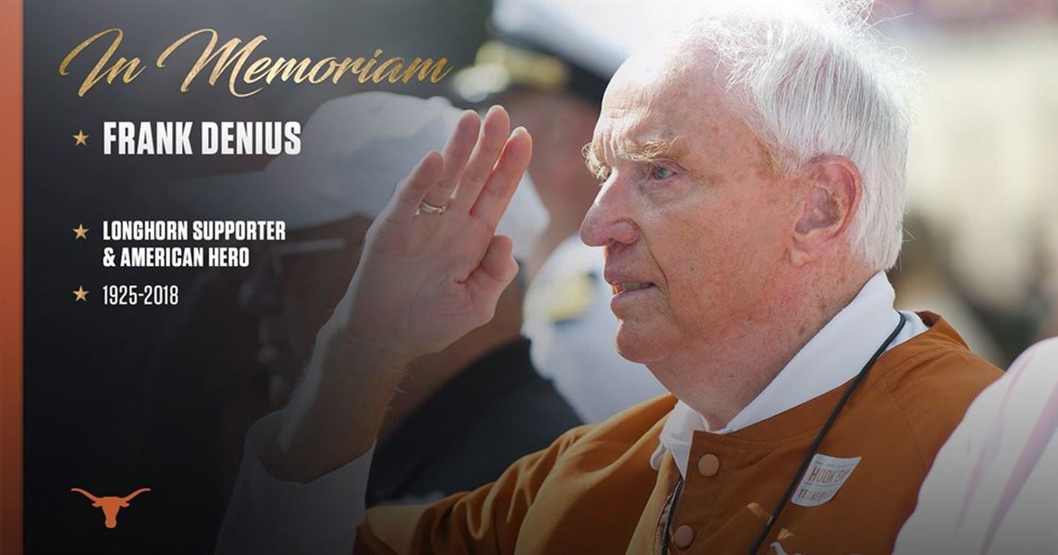 Longhorns remember the life, legacy of Frank Denius