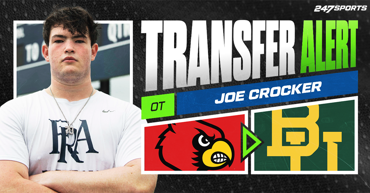 Louisville transfer offensive lineman Joe Crocker commits to Baylor