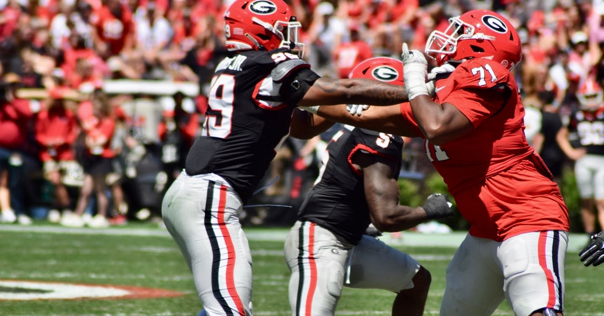 Georgia defensive line makes strong impression with G-Day performance