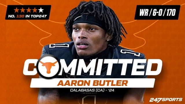 Four-Star WR Aaron Butler commits to Texas, breaks down his decision