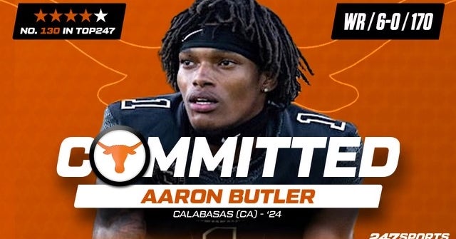 Four-Star WR Aaron Butler commits to Texas, breaks down his decision