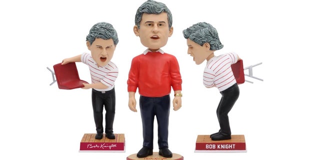 Limited-edition Bob Knight bobbleheads unveiled by National Bobblehead ...