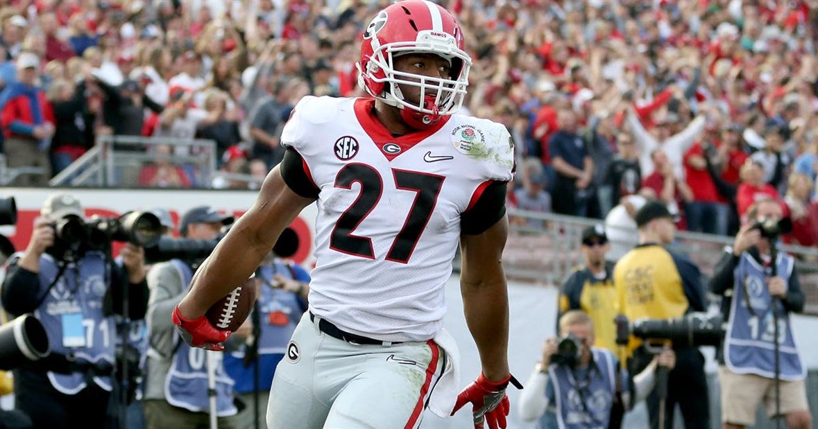 Georgia RBs Nick Chubb, Sony Michel measured at NFL Combine