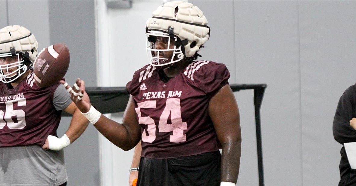 Who are the best five players on Texas A&M's offensive line going into ...