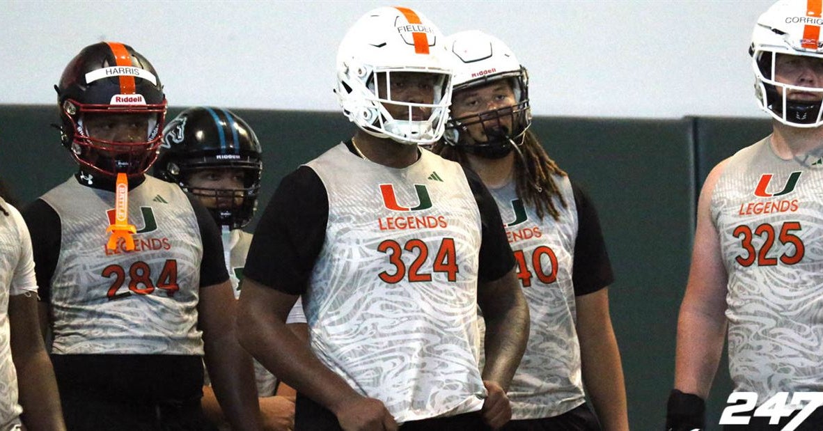 Blue-chip 2028 OL Kweli Fielder is impressed with Miami's offensive ...