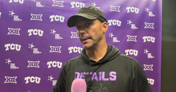 TCU DC Joe Gillespie discusses Frogs' defense through first three practices