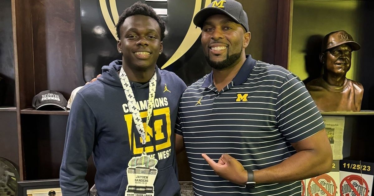 Michigan moving up the list for 2025 6’2 CB Jayden Sanders following ...