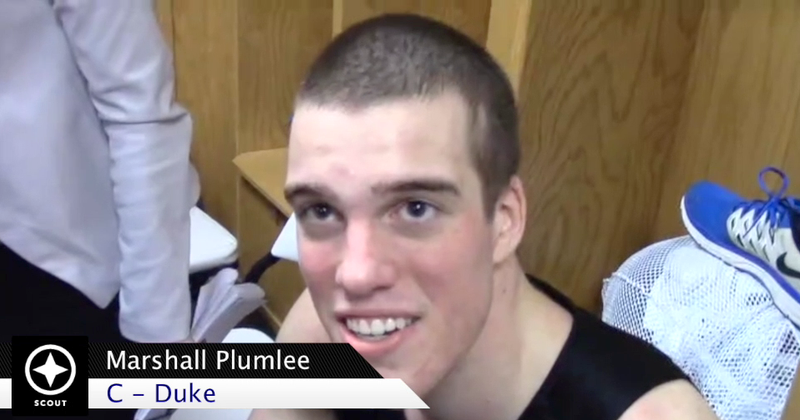 WATCH: Marshall Plumlee Post Game Interview