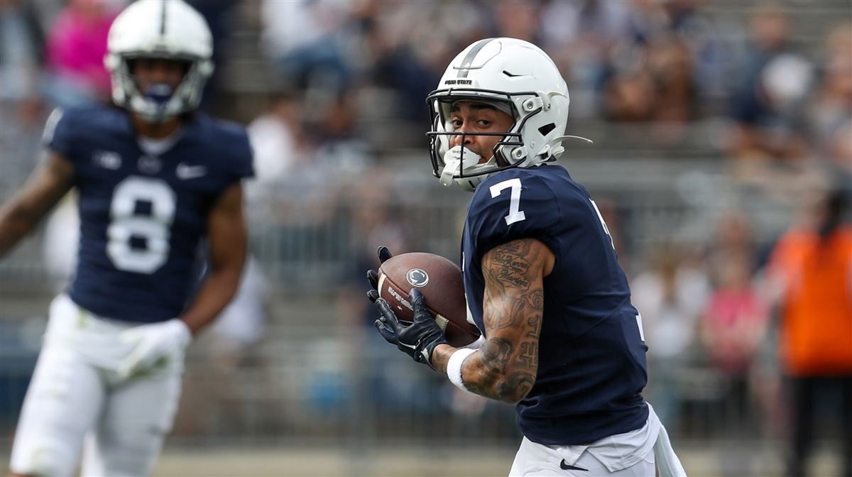 Penn State punt returner Kaden Saunders 'playing fast and loose' with ...