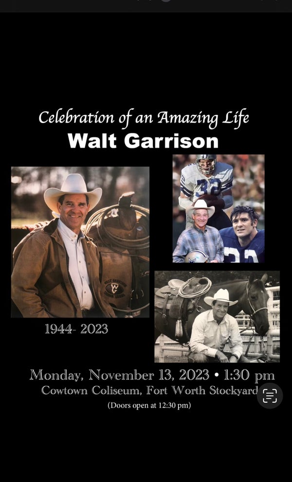 Walt Garrison public service