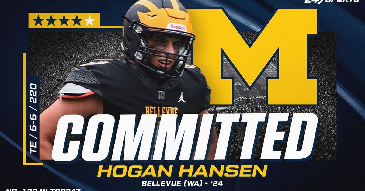 Top247 2024 TE Hogan Hansen breaks down commitment to Michigan