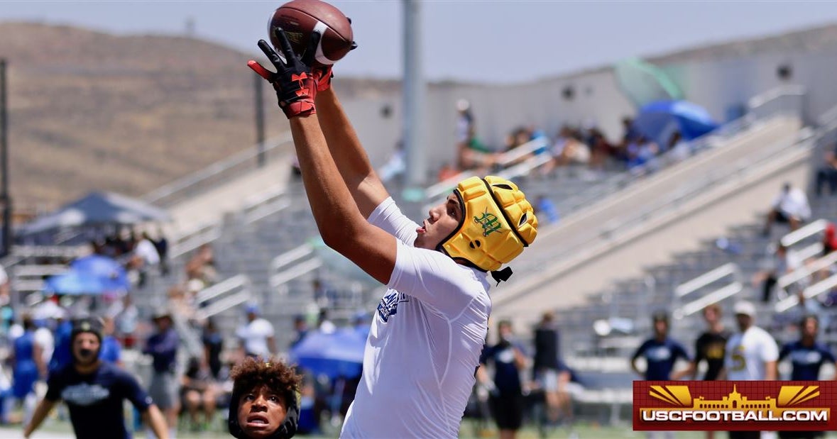 WATCH: Highlights of 4-star WR Drake London at Rams' 7-on-7