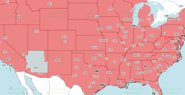 Coverage map released for Broncos-Raiders game